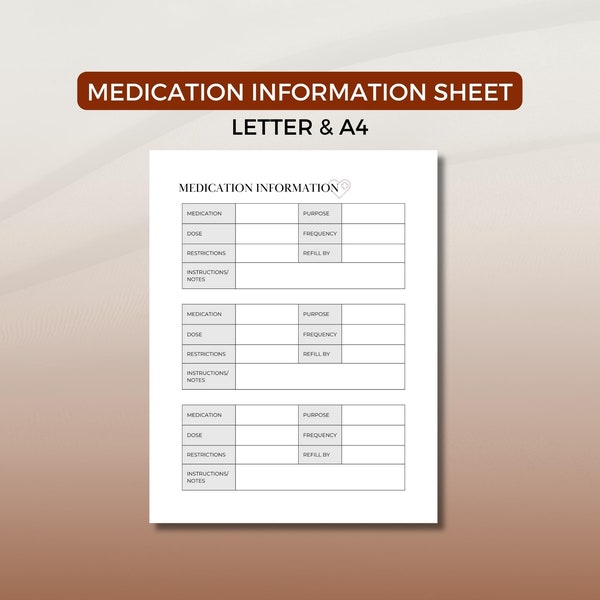 Prescription Label Sheet - Etsy