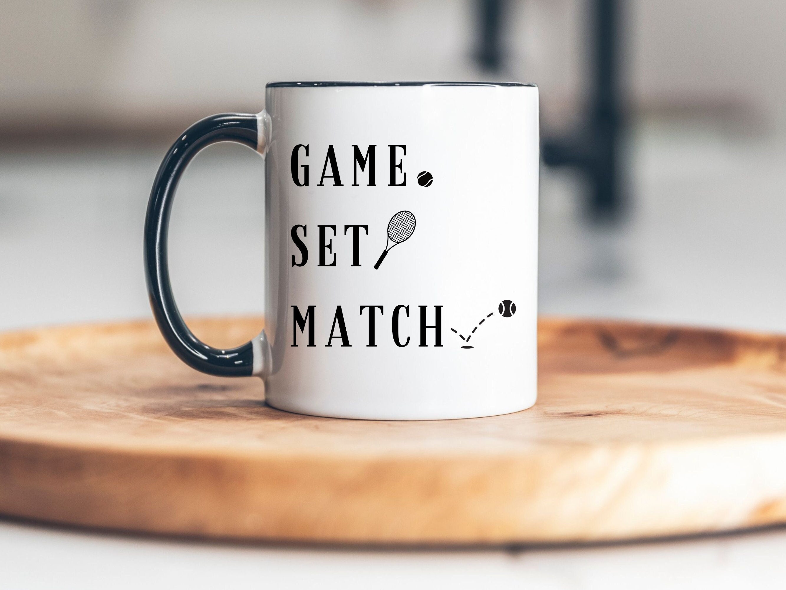 Game Set Match Tennis Mug, Tennis Gift, Tennis Gift Idea, Tennis Coach ...