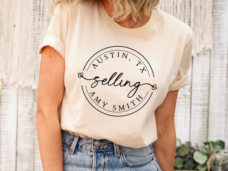 Custom Realtor T-shirt, Real Estate Agent Tee, Real Estate Agent Gift ...