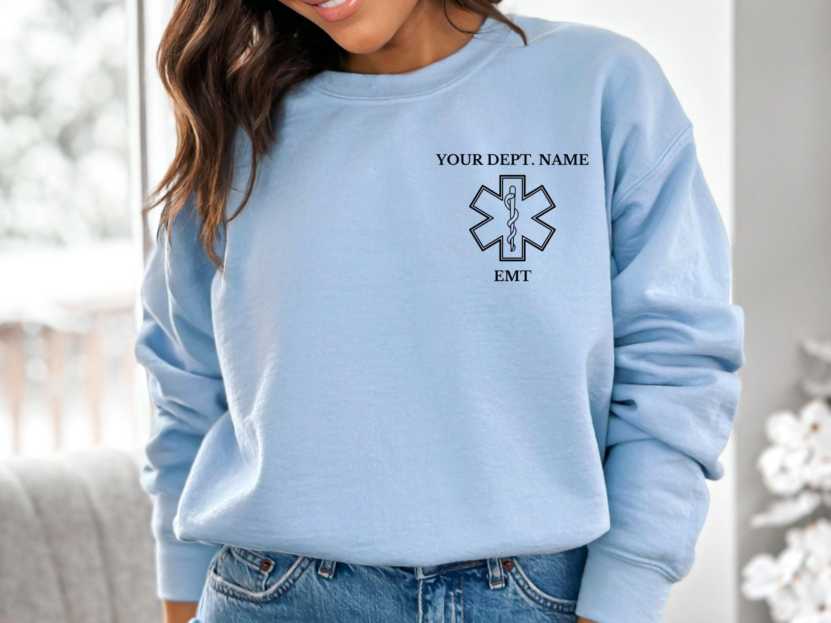 Custom EMT Sweatshirt, Personalized EMT Shirt, EMS Gifts, Emt ...