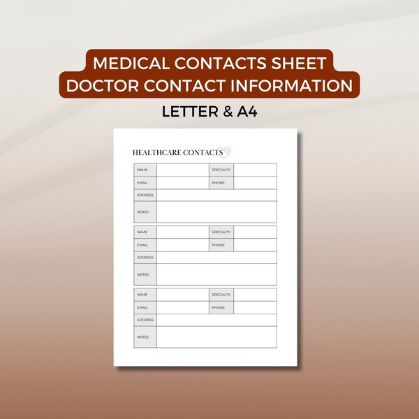 Medical Provider Planner - Etsy