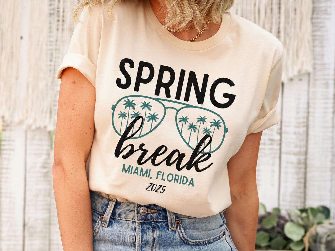 Custom Spring Break Shirts, Personalized Spring Break Group, Family ...