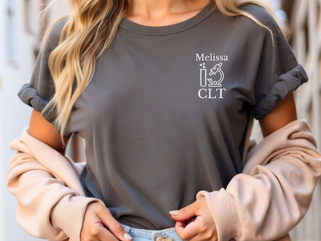 Custom Clinical Laboratory Technologist T-shirt, Personalized Clinical ...