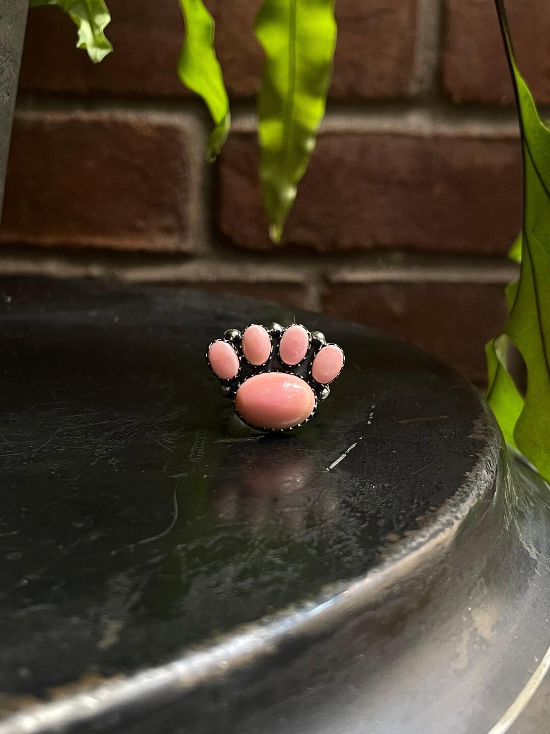 Pink Conch Ring | Sterling Silver 925 Size 7 C718 - Etsy