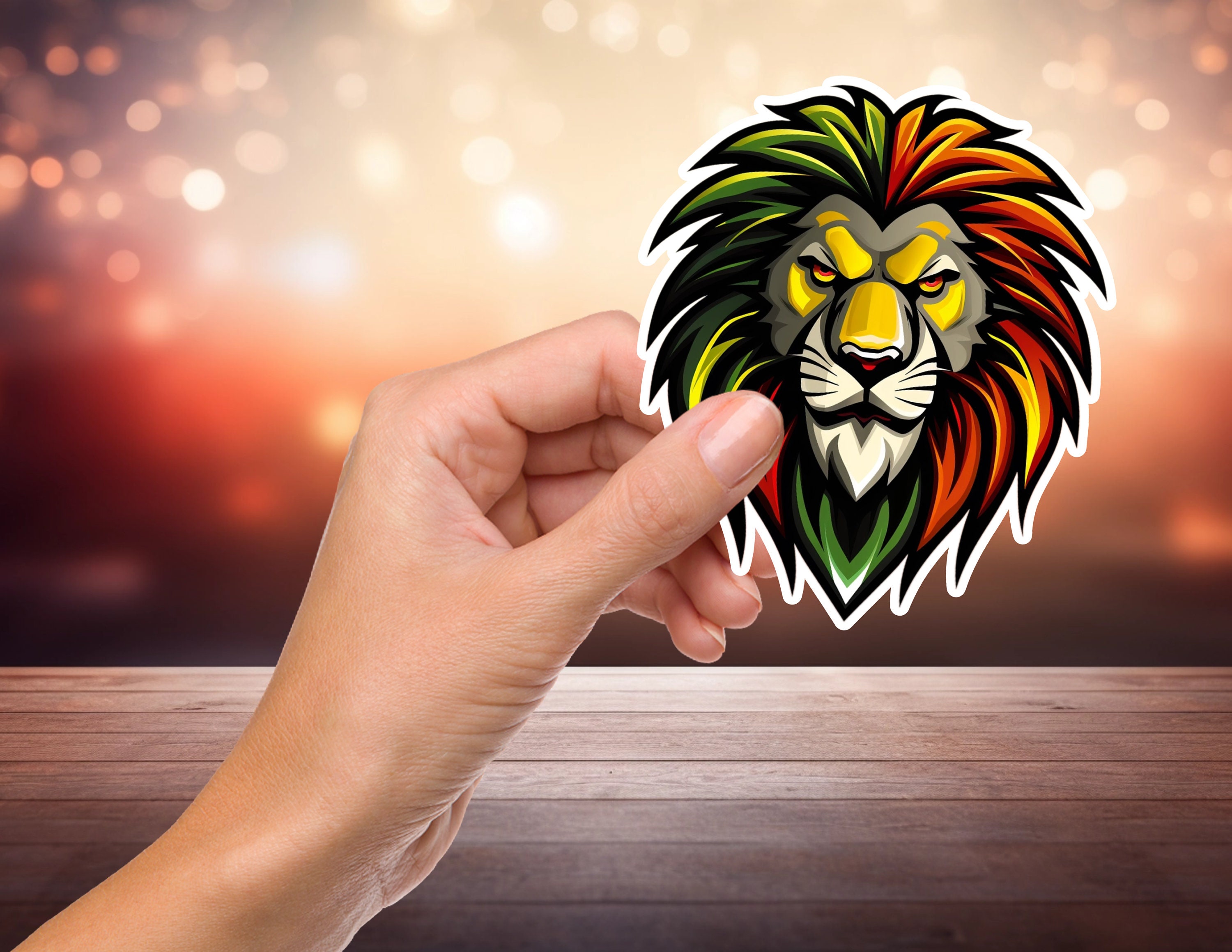 Rasta Lion, Logo, Clip Art and Image File, Instant Digital Download ...