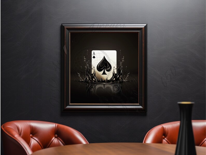 3D 20oz Skinny Tumbler Wrap Sublimation Design, the Ace of Spades ...