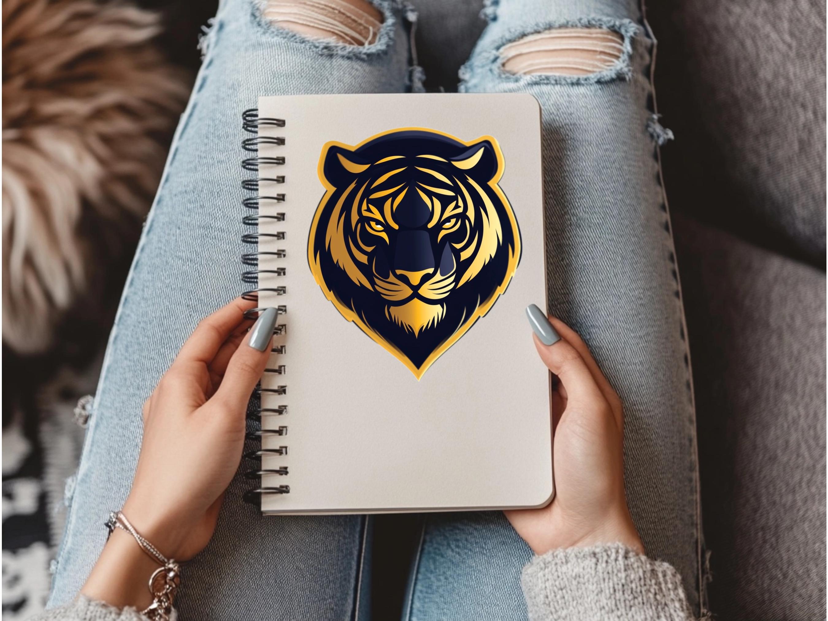 Gold Tiger, Logo, Clip Art and Image File, Instant Digital Download ...