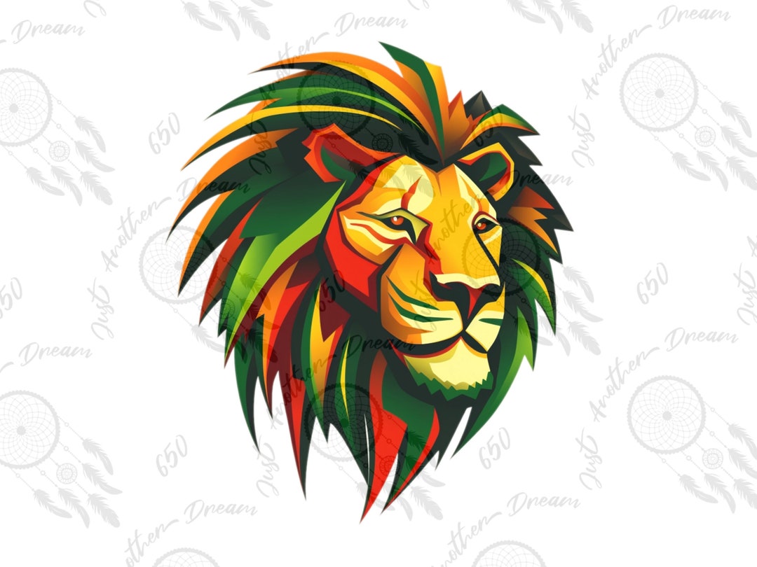 Rasta Lion, Logo, Clip Art and Image File, Instant Digital Download ...