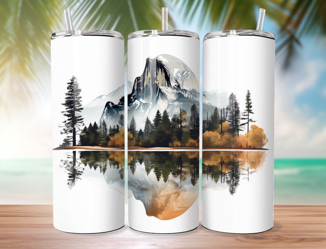 3D 20oz Skinny Tumbler Wrap Sublimation Design Half Dome - Etsy