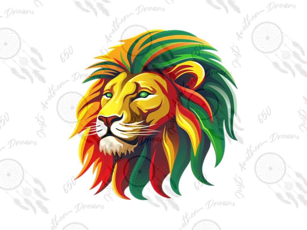 Rasta Lion, Logo, Clip Art and Image File, Instant Digital Download ...