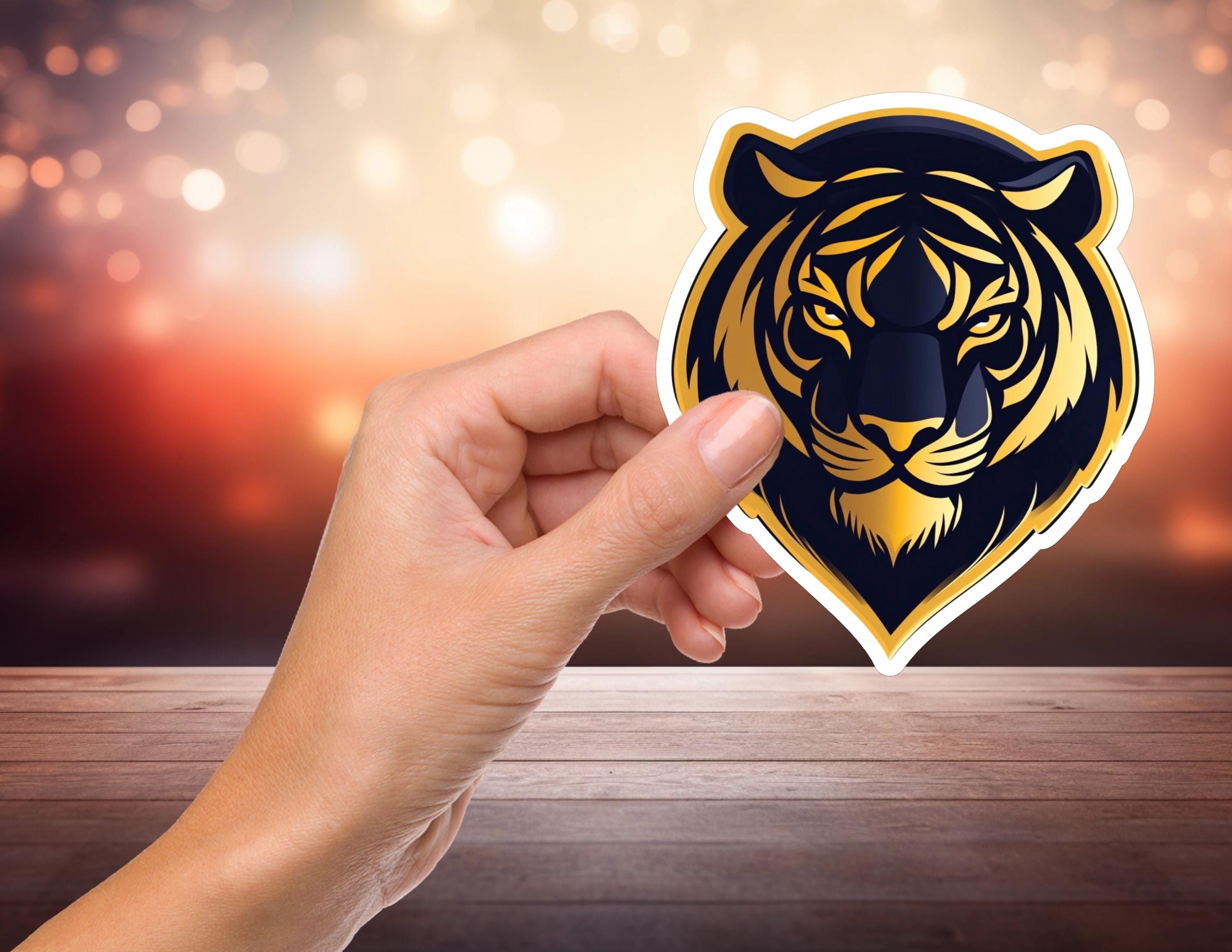 Gold Tiger, Logo, Clip Art and Image File, Instant Digital Download ...
