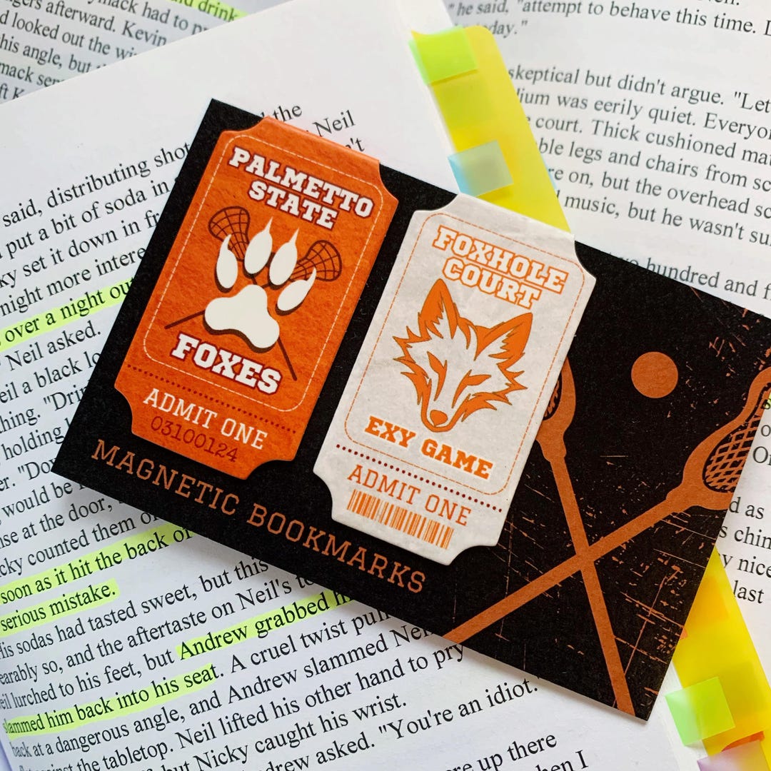 All for the Game Magnetic Bookmarks Set - Etsy
