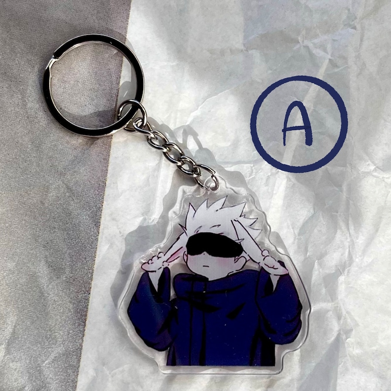JJK Goji & Megumi Keychain, Clip Keychain, Bag and Electronics Accesory ...