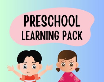 Preschool Pre-k Kindergarten Printable Learning Bundle. - Etsy