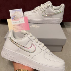 Authentic Air Force 1 Custom Blinged Out, Wedding Sneaker, Birthday ...