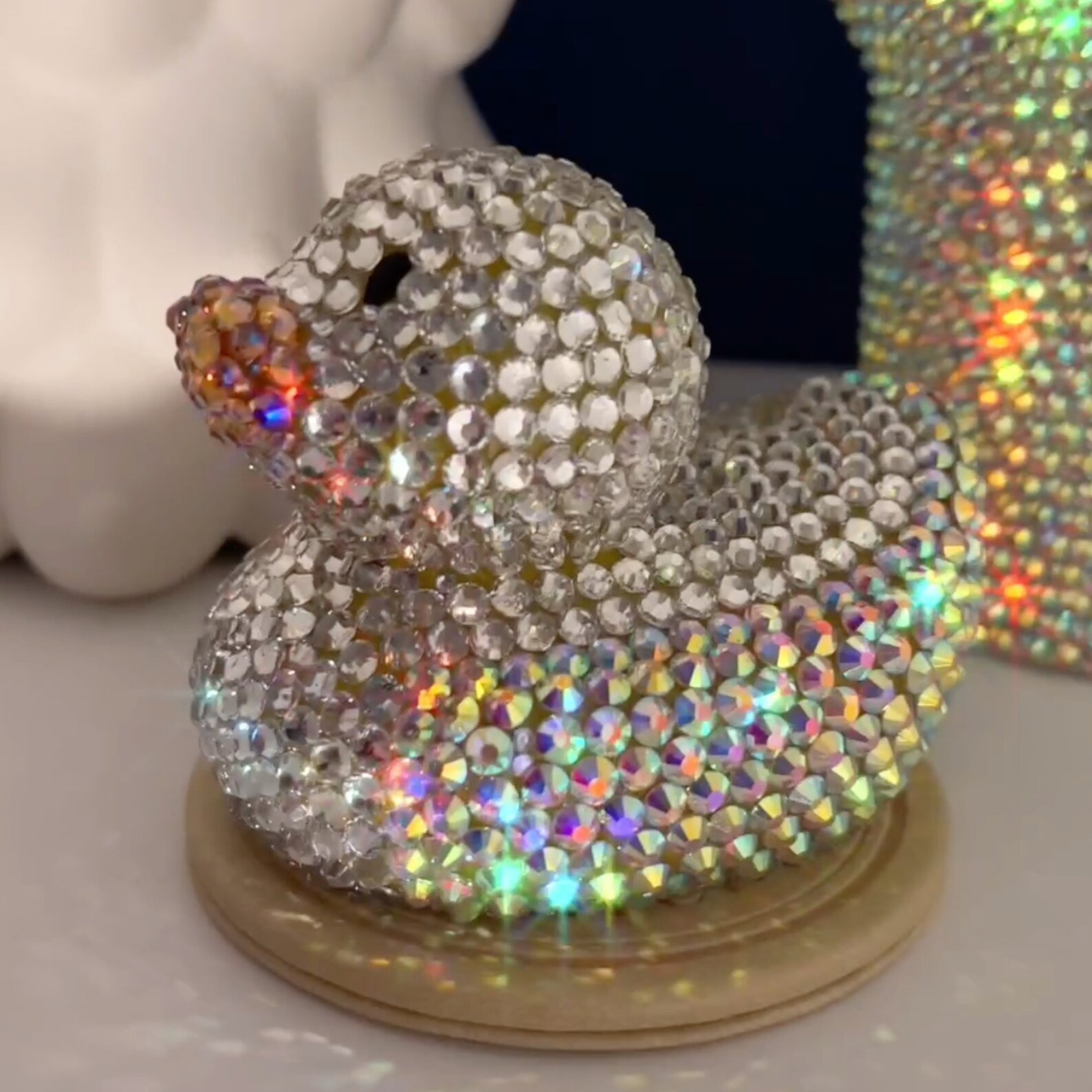 Bling Duck, Jeep Duck, Custom Duck, Bath Ducky, Rhinestone Duck, Sparkle Duck - Etsy