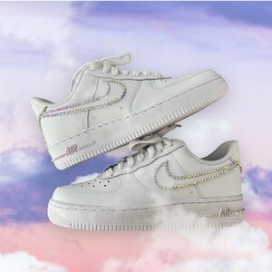 Authentic Air Force 1 Custom Blinged Out, Wedding Sneaker, Birthday ...