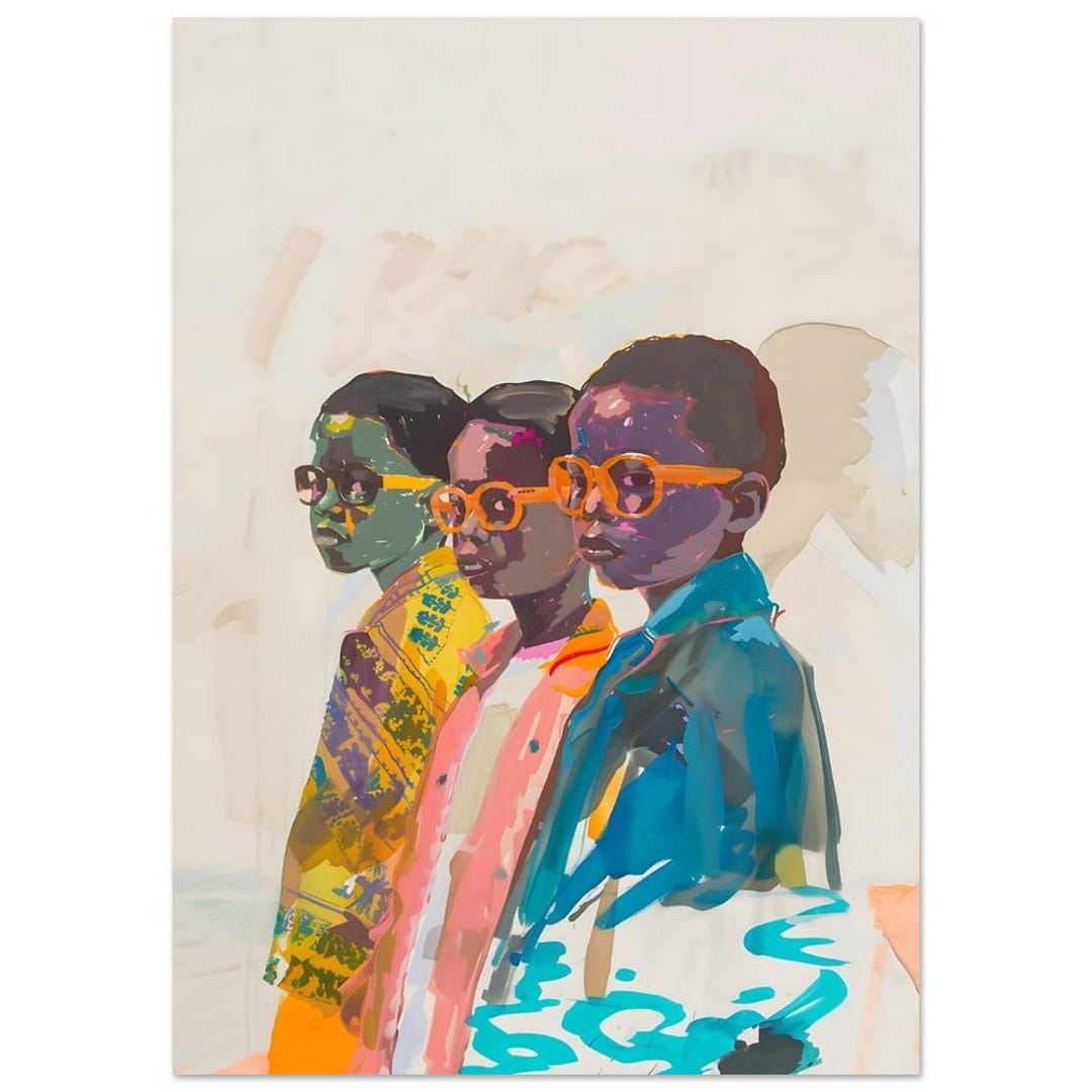 African American Art, Maximalist, Black Man Art, Black Joy, Pastel ...