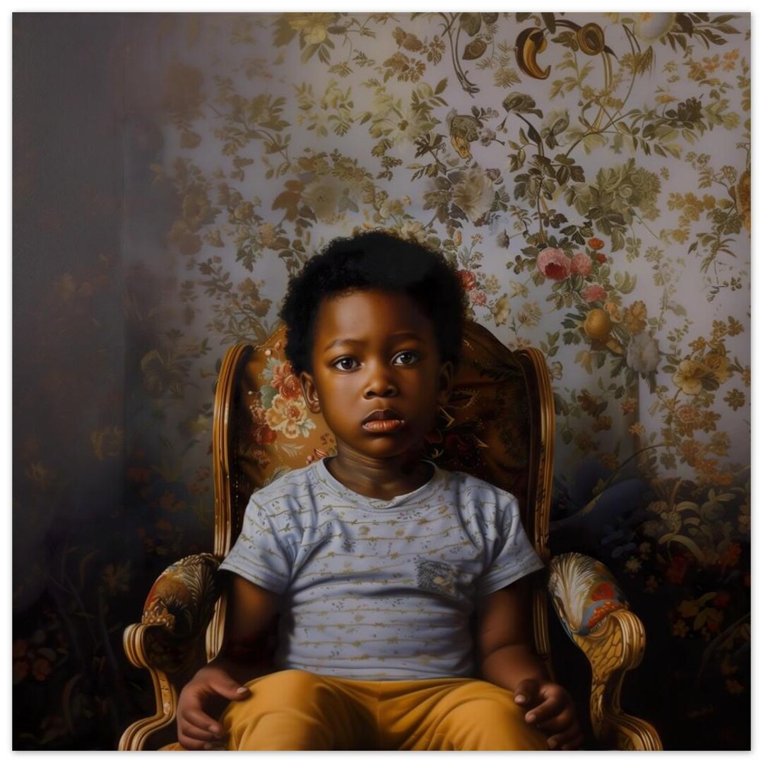 Black Man Art, Black Kids Portraits, Black Kids Art, Children's Art ...