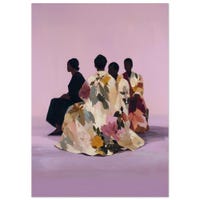 Afro Couple Back View Art – Full Body Flat Illustration, African Love ...