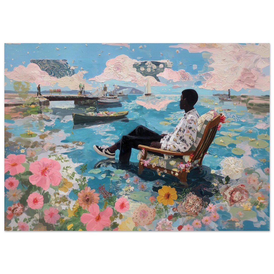 Romantic Black Art, Alabama Chair Brawl, Masculine, Contemporary ...