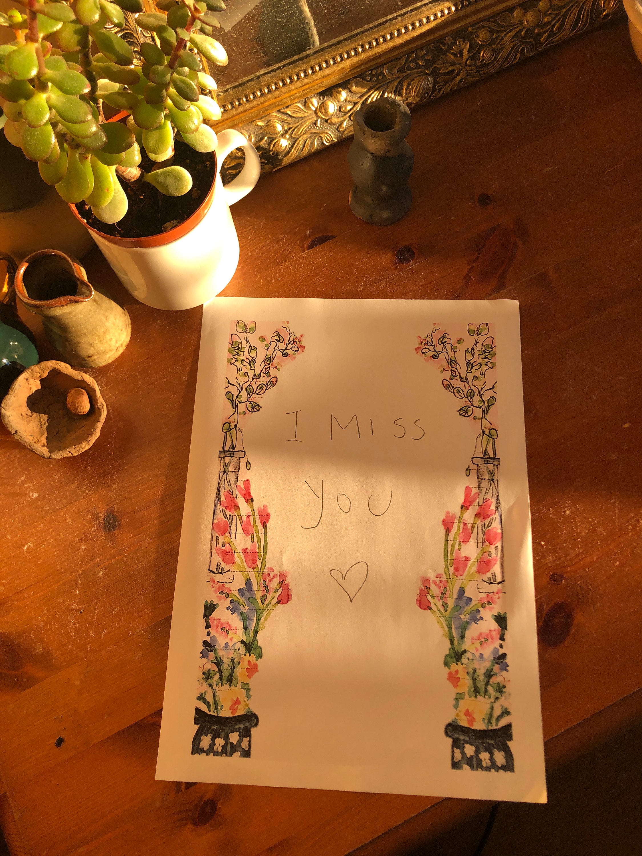 Flower Vase Letter Paper (digital Template) - Etsy