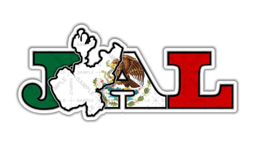 JAL Jalisco Mexico Decal - Etsy