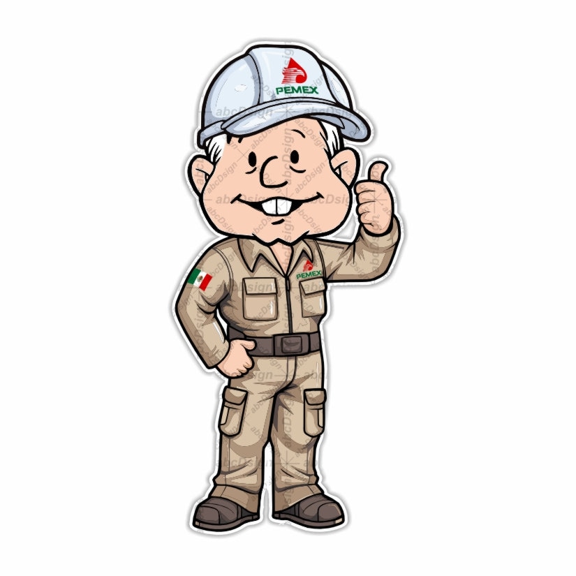 AMLITO PEMEX Uniform Lopez Obrador AMLO Mexico Decal - Etsy