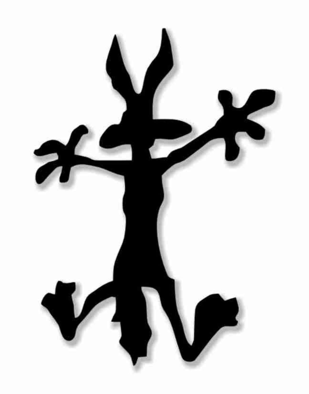 Smash Crash Wile E Coyote Decal - Etsy