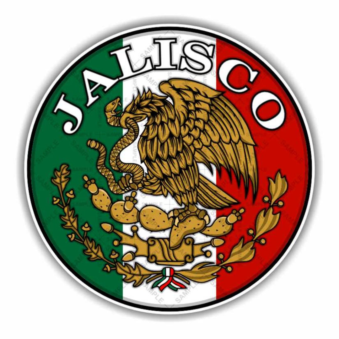 Jalisco Mexico Round Decal - Etsy
