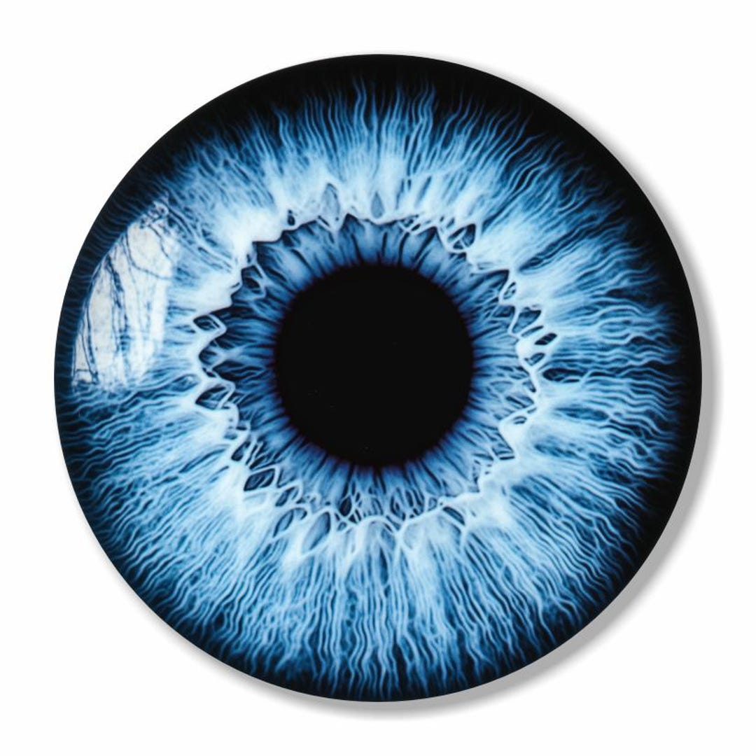 Blue Eyeball Round Decal - Etsy