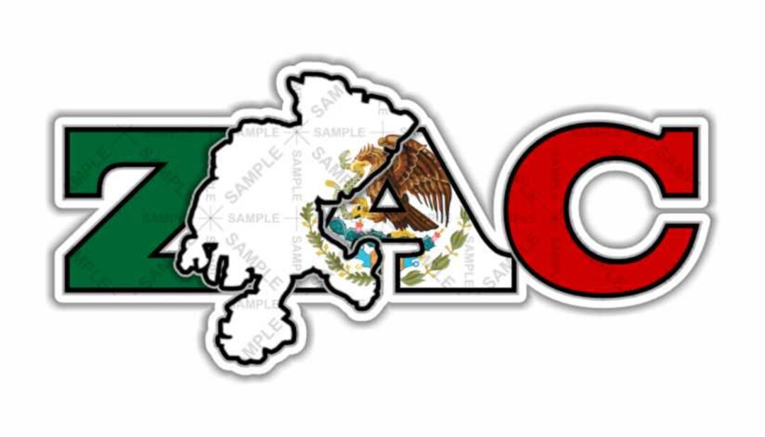 ZAC Zacatecas Mexico Decal - Etsy