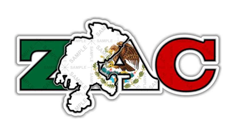 ZAC Zacatecas Mexico Decal - Etsy