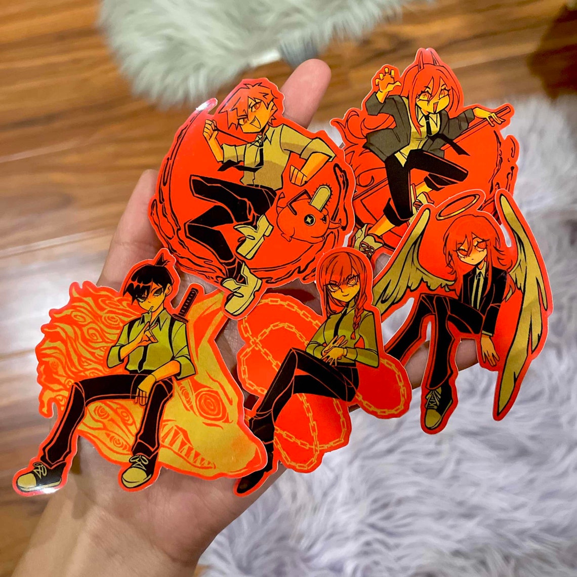 Chainsaw Man CSM Stickers - Etsy