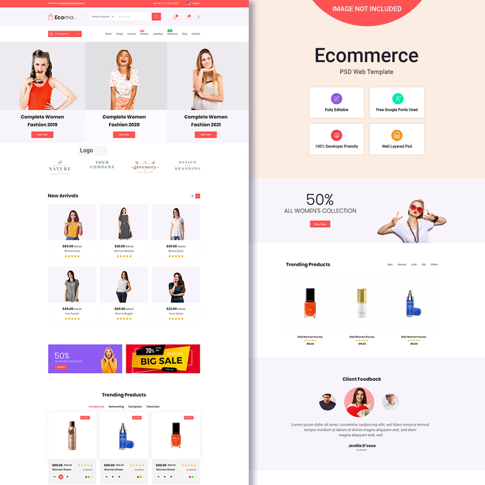 Creation of a 100% Personalized Vitrine Pro Website, Design ...