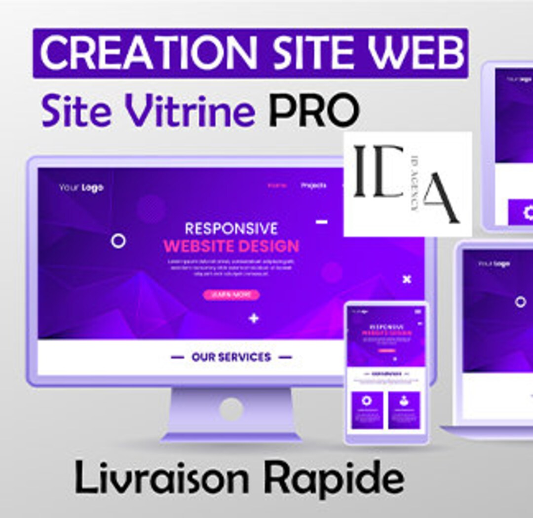 Creation of a 100% Personalized Vitrine Pro Website, Design ...