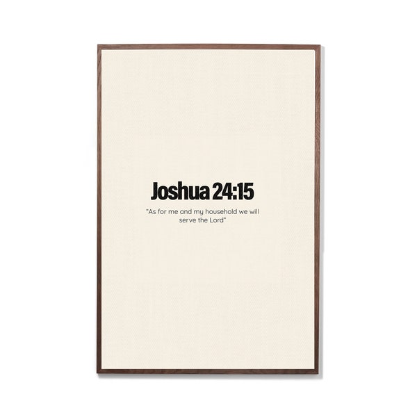 Joshua 24 15 - Etsy
