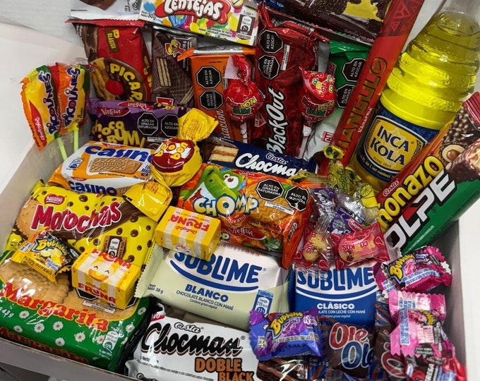 Peruvian Candy Box With Assortments of Cookies Candy Chocolate & Inca ...