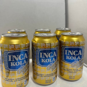 Inca Kola 6 Cans Peruvian Soda Gaseosa Peruana the Golden Kola From ...