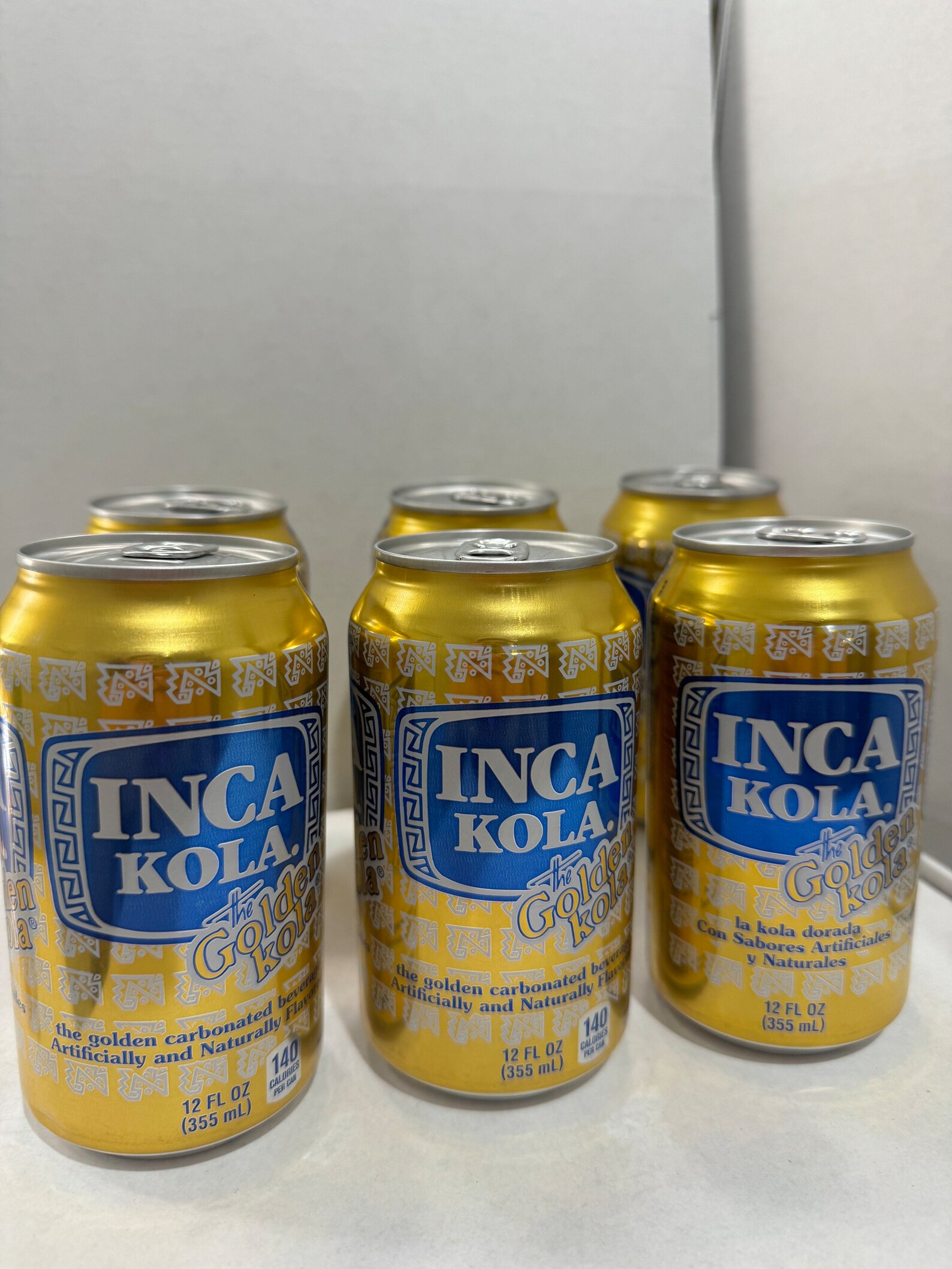 Inca Kola 6 Cans Peruvian Soda Gaseosa Peruana the Golden Kola From ...