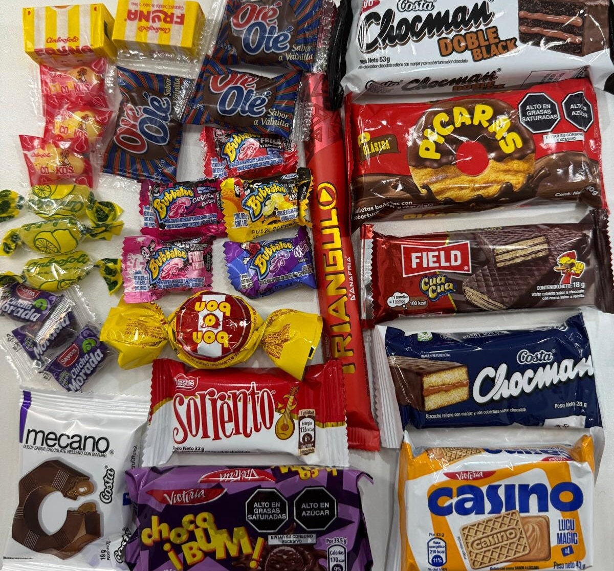 Peruvian Candy Box With Assortments of Cookies Candy Chocolate & Inca ...