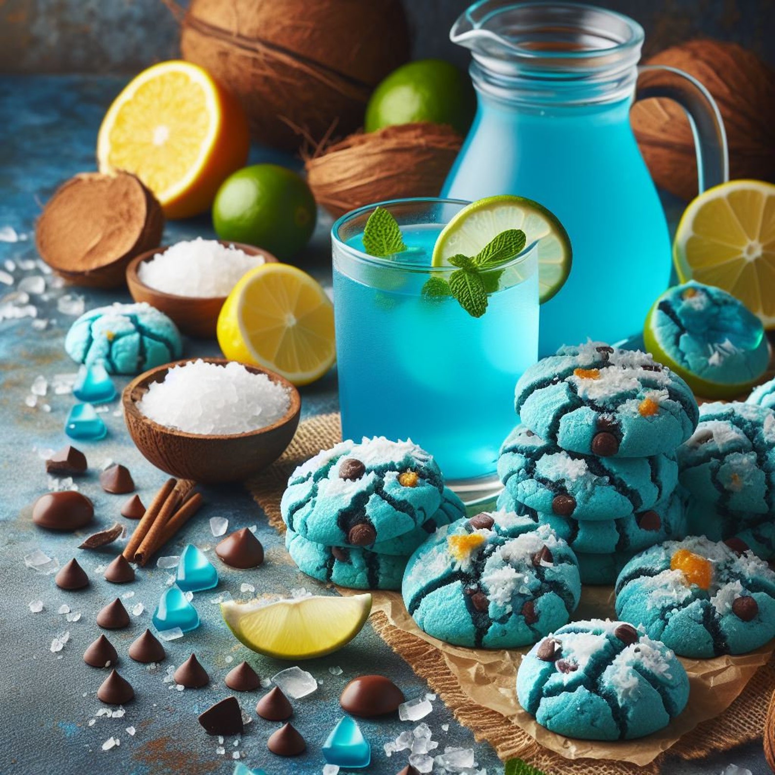 1 Doz Ocean Water Cookies - Etsy