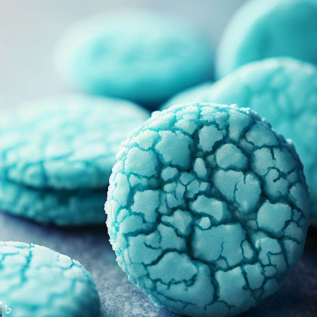 1 Doz Soft Chewy Blue Raspberry Cookies Gift - Etsy