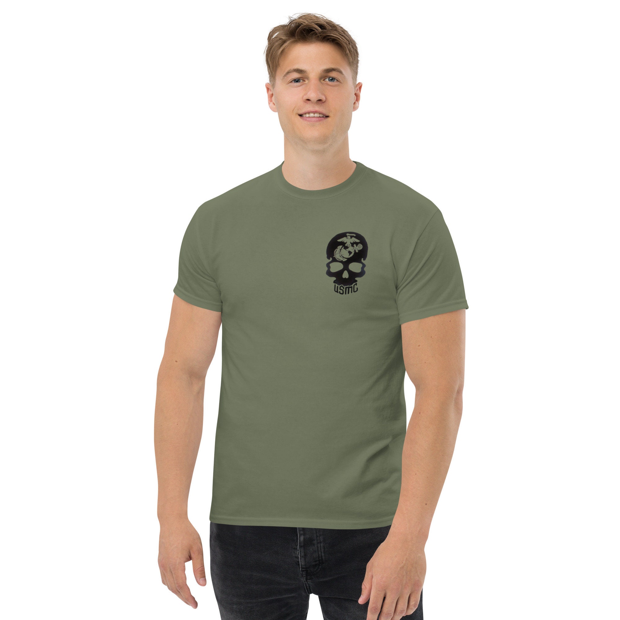 Classic Skivie Shirt USMC Burly Boys - Etsy