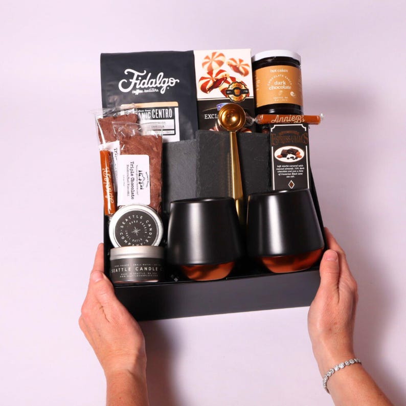 Regal Coffee Gift Box | Luxury Gift Basket | Client Gift | Coffee Lover ...