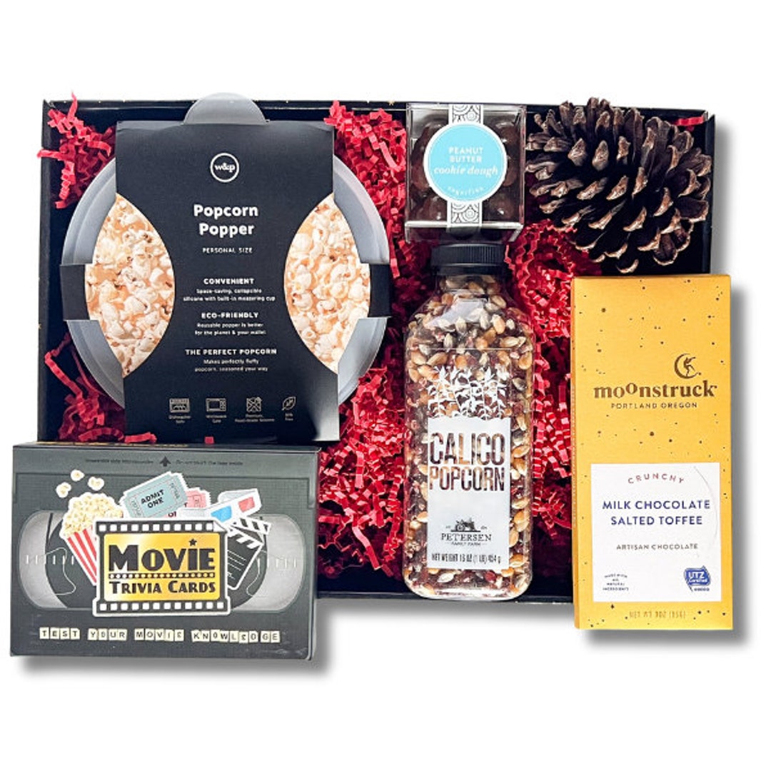 Movie Night Gourmet Gift Box, Client, Family, Friends, Thank You ...