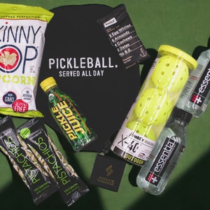 Pickleball Gift Box: Paddle Cover, Balls, & Snacks - Etsy
