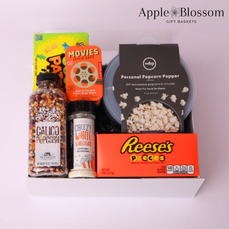 Movie Night Gift Basket - Etsy