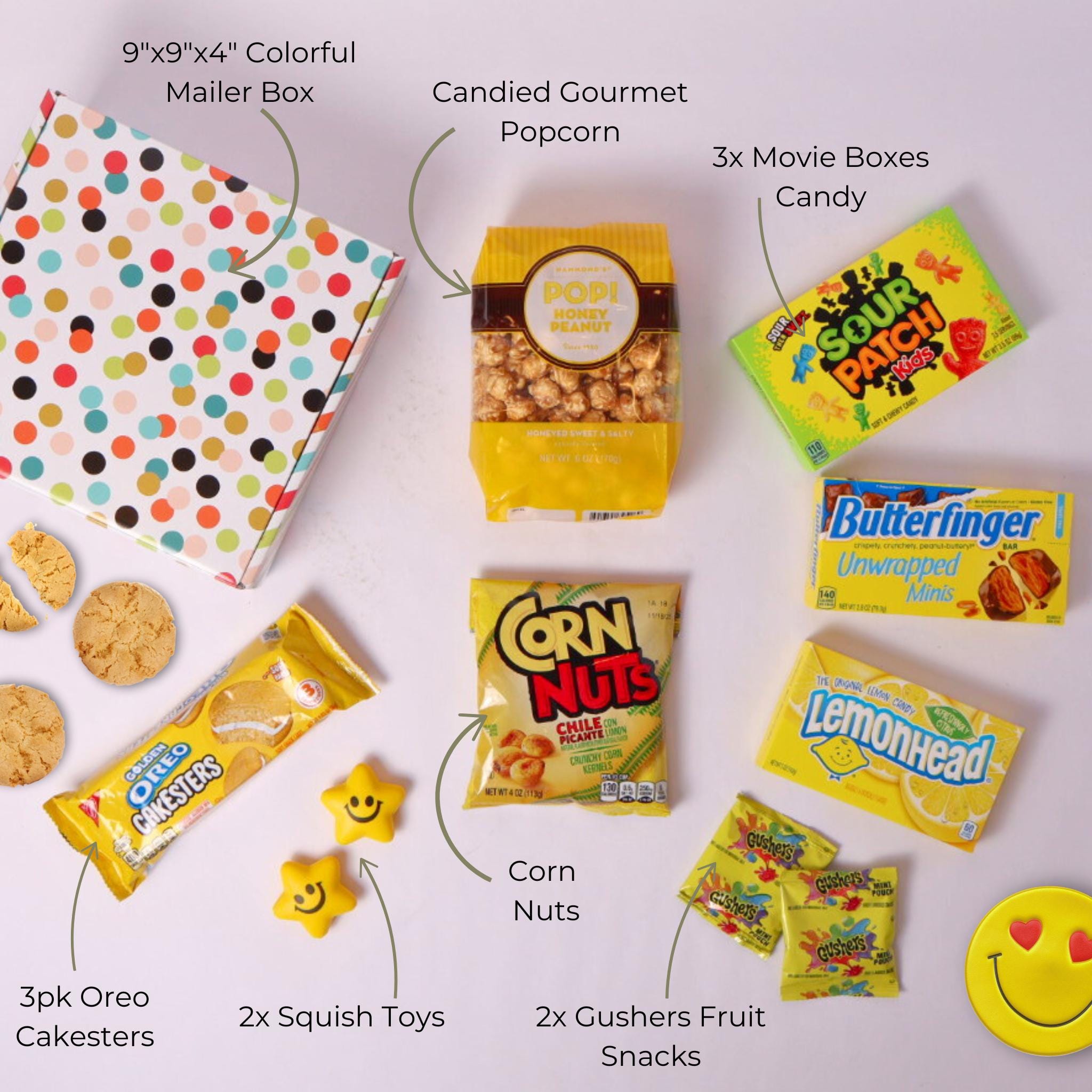 Sending Smiles and Sunshine Gift Box | Snack Box | College Care Package ...