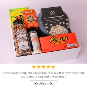 Movie Night Gift Basket - Etsy